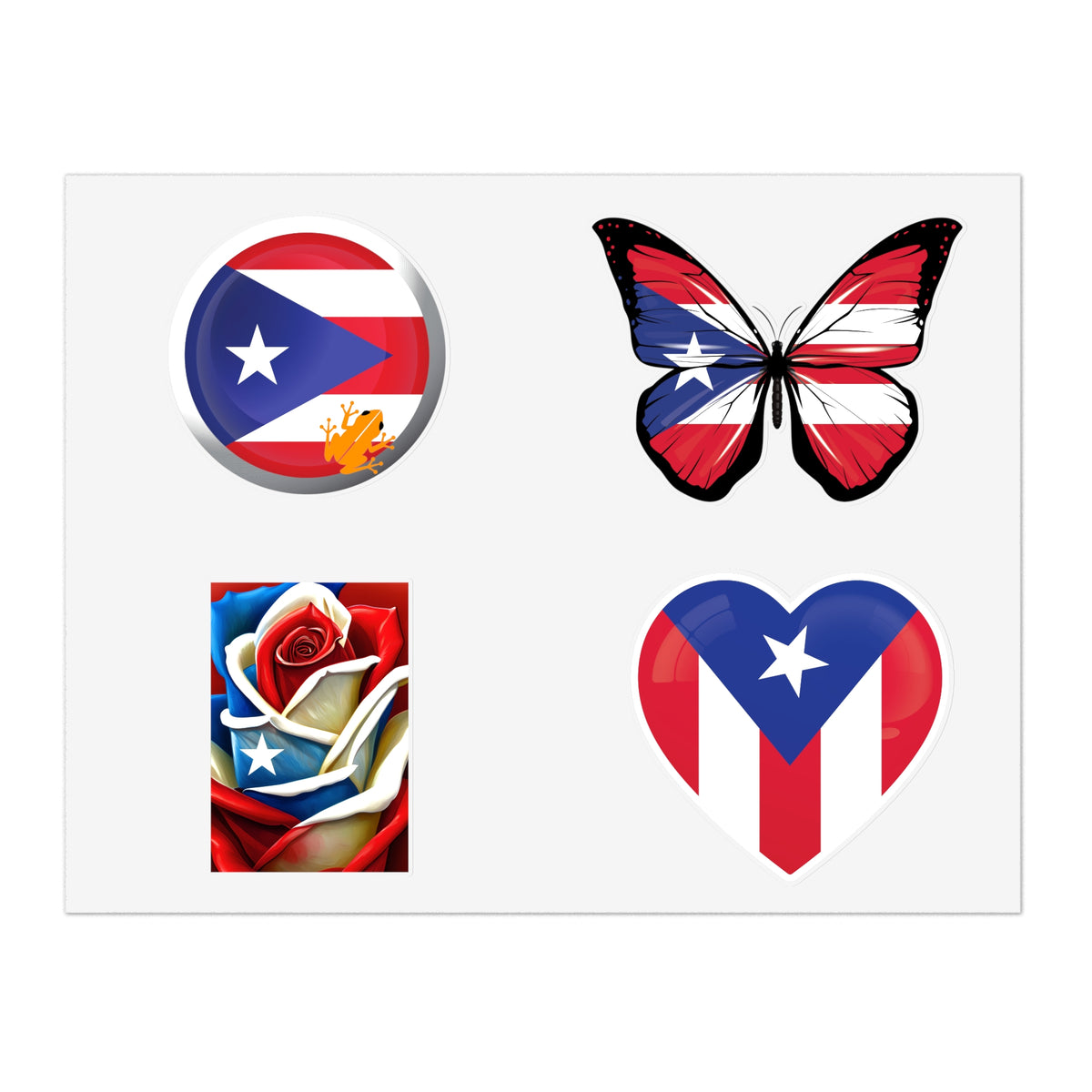 Bandera de Puerto Rico Sticker Bundle – Nayelis Fashion and Accessories